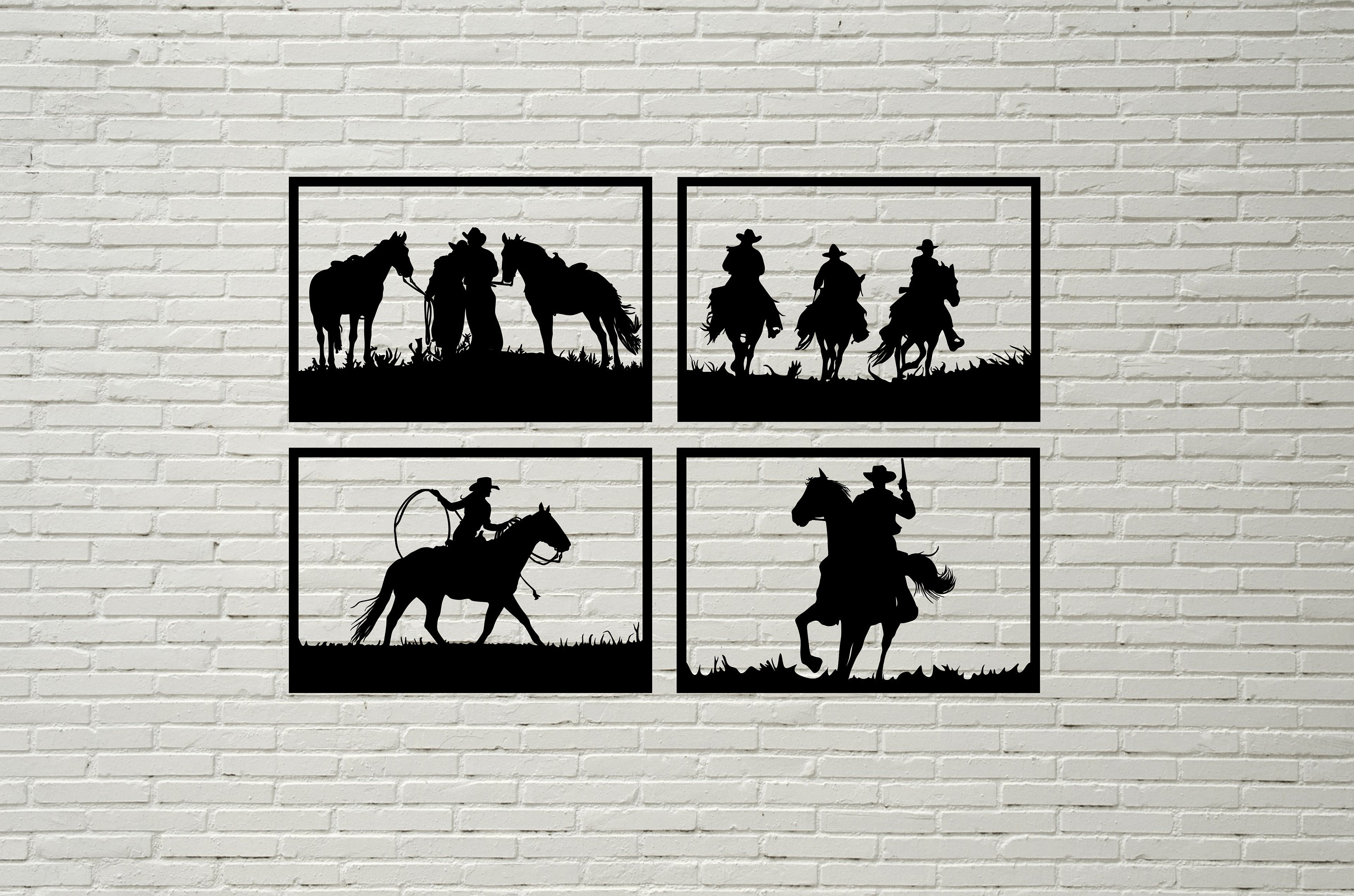 Cowboy DXF Bundle, Cowboy SVG, Cowboy Cut Files, Files for Cricut, Dxf ...