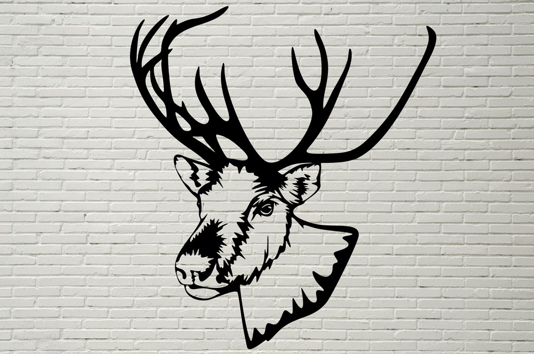 Reindeer SVG, Funny Christmas Deer Cut File , Silhouettes Dxf, Files ...