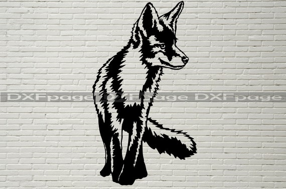 Cricut Dxf Fox Clipart Fox Silhouette Bundle Fox Png Fox Svg Fox ...