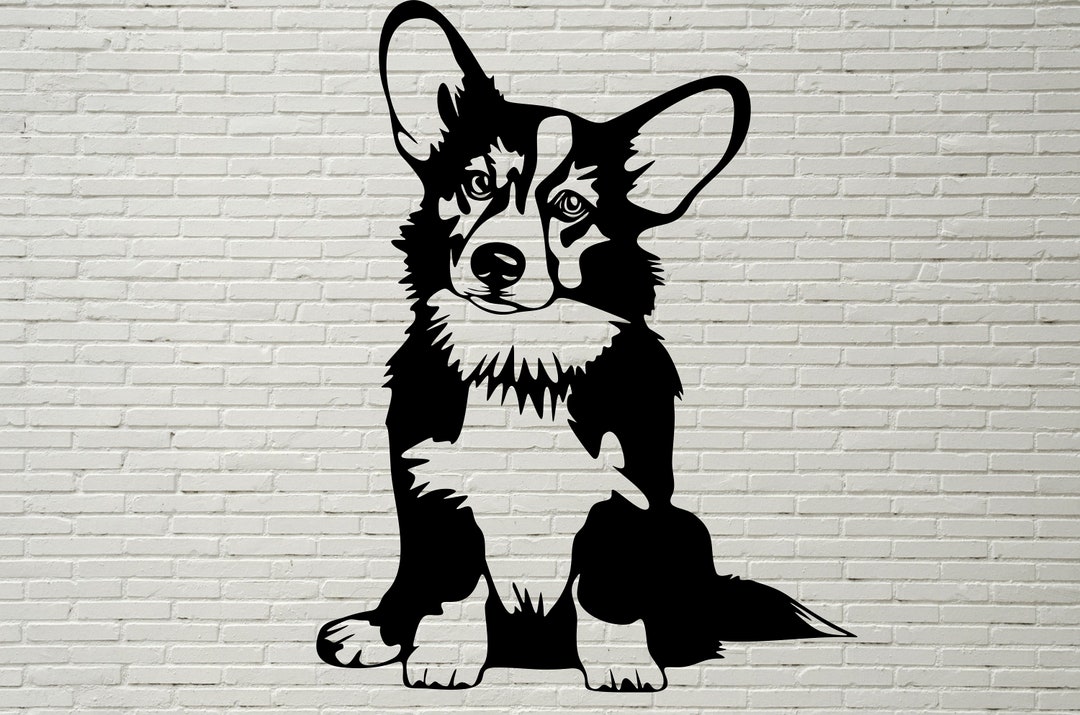 Corgi SVG, Corgi Silhouettes Dxf, Dog SVG Files for Cricut, Corgi ...