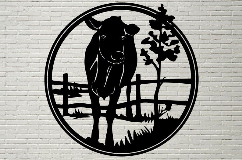 Cow SVG Cow Silhouette Dxf SVG for Cricut Farm Life | Etsy