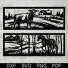 9 Oval DXF Panels, SVG Cut Files Silhouette, Dxf Files for Plasma, Dxf ...