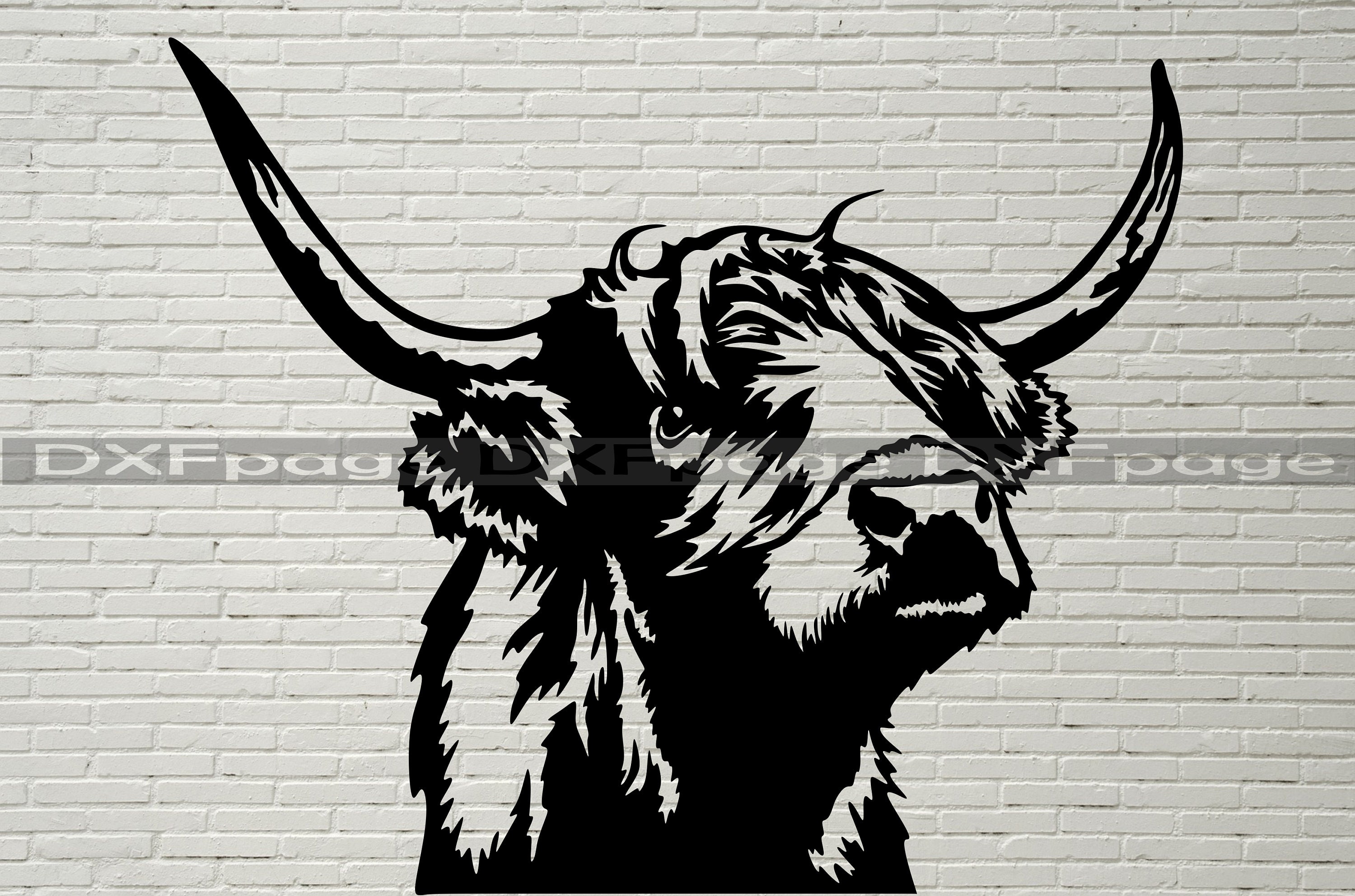 Highland Cow SVG Dxf File for Laser SVG File for Cricut - Etsy New Zealand