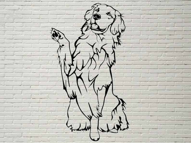Golden Retriever SVG Silhouetten dxf Hund SVG Dateien für - Etsy.de