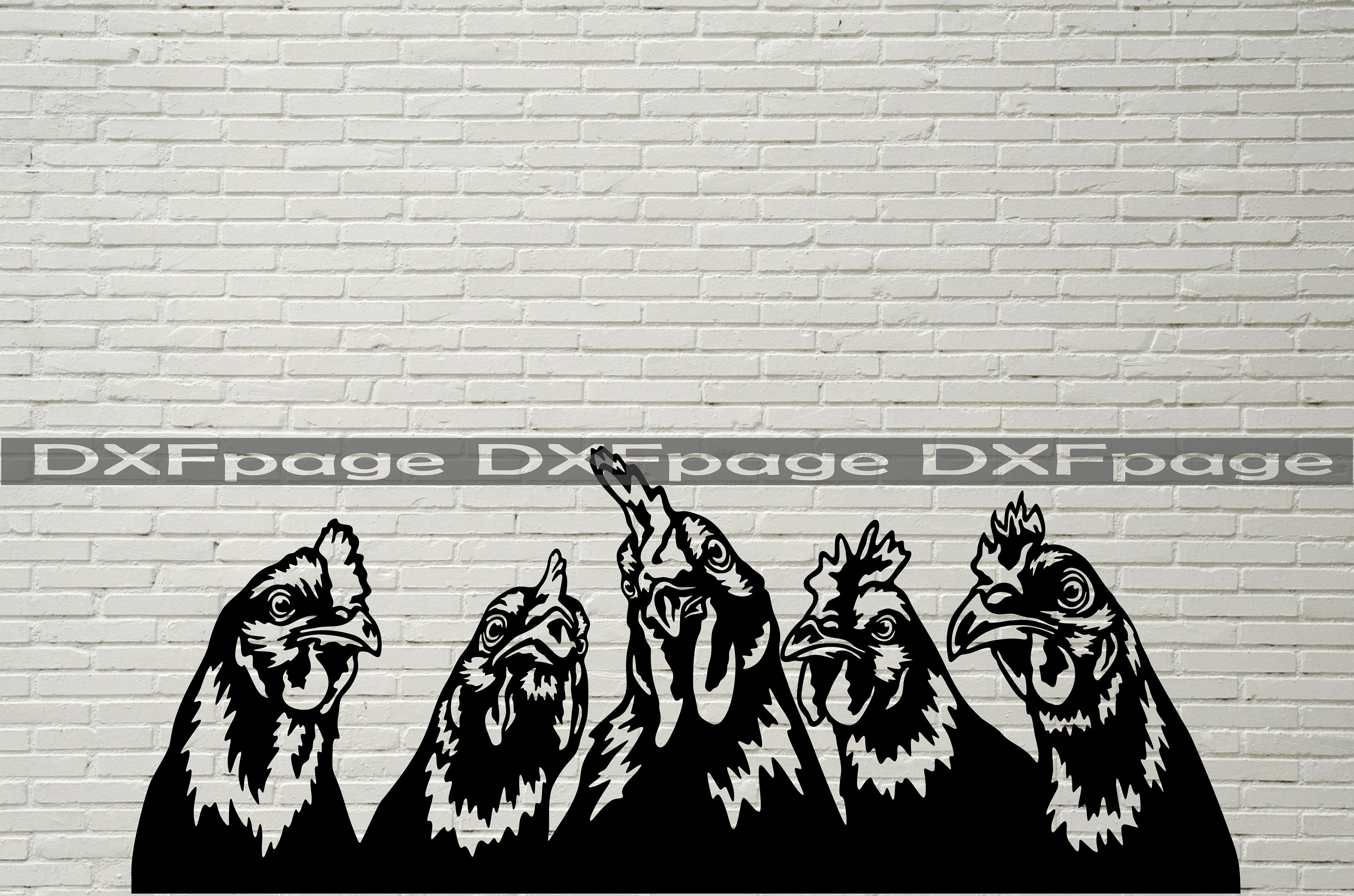 Chickens Peeking SVG Dxf SVG for Cricut Farm Life Clipart - Etsy Hong Kong