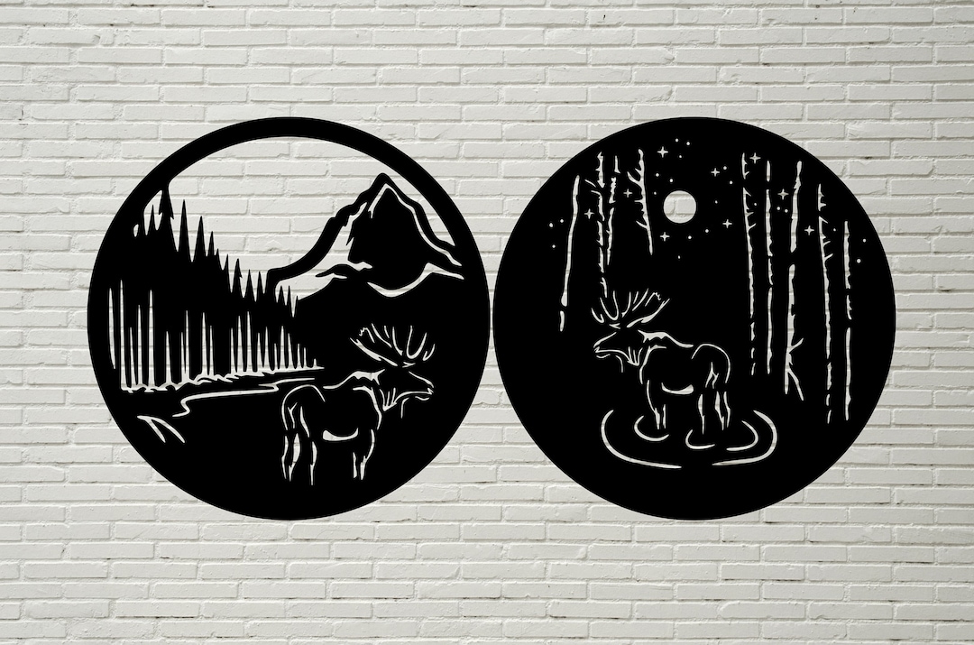 Elk SVG, Moose DXF Files, Dxf Files for Plasma, Cut File Laser, Cnc ...