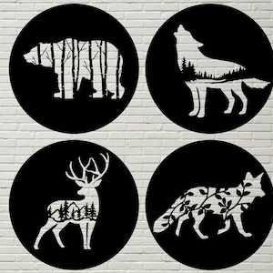 Round DXF SVG Stencil Dxf Files for Plasma Cut File Laser - Etsy