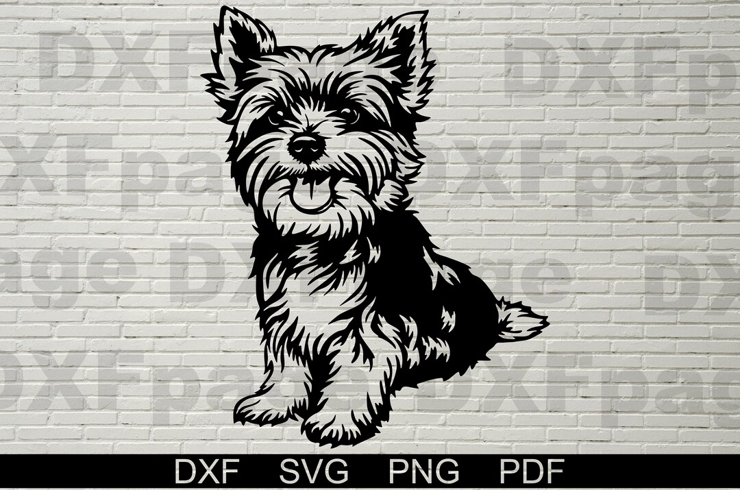 Yorkshire Terrier Svg, Peeking Yorkie Svg, Yorkshire Svg, Vector Svg ...