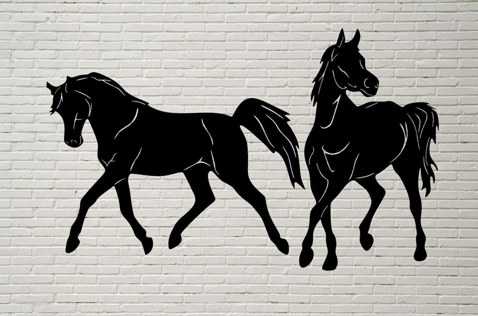 Pferd Silhouette SVG DXF, Pferd Clipart, Tiere geschnitten Datei für ...