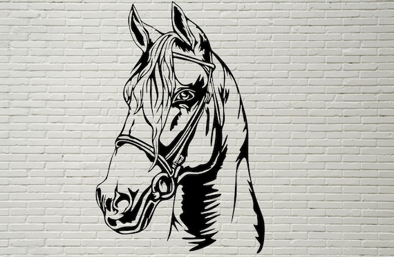 Schöne Pferd Svg Silhouetten Dxf Pferd SVG-Dateien für | Etsy