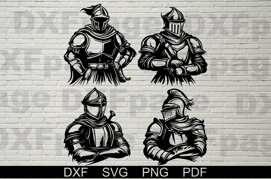 Knight SVG, Knight DXF Cut File, Cricut Clipart, Dxf File for Plasma ...