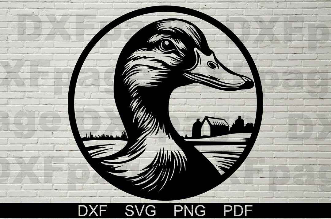 Duck SVG, Dxf File for Laser, SVG File for Cricut, Farm Animal Sign Svg ...