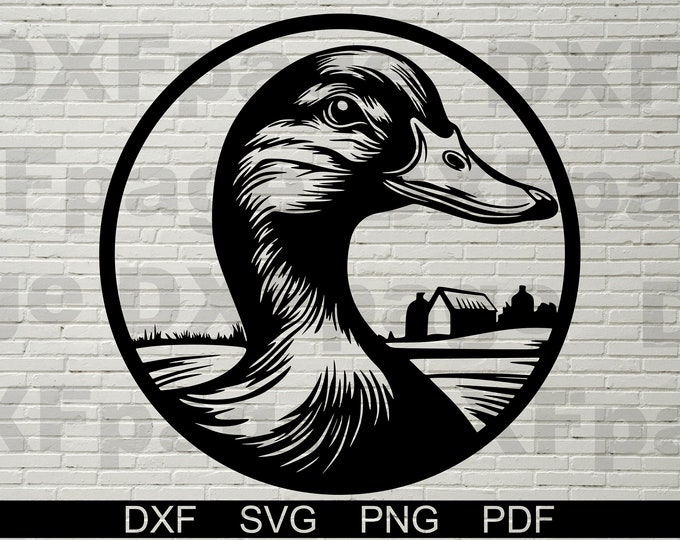 Duck SVG, Welcome Sign Dxf, Svg for Cricut, Dxf for Laser Cnc,duck Dxf ...