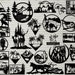 50 Cut Files Bundle, Dxf Files for Plasma, Laser Cutting, Cnc, Dxf ...
