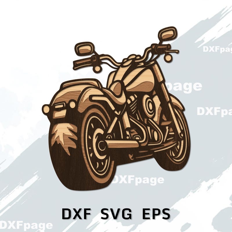 Wooden Models Motorbike - Etsy