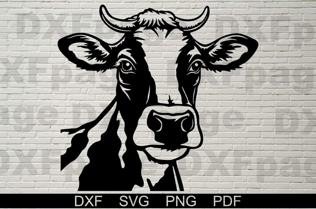 Cow Svg, Dxf Farm Animal Sign, Svg for Cricut, Dxf File for Plasma ...