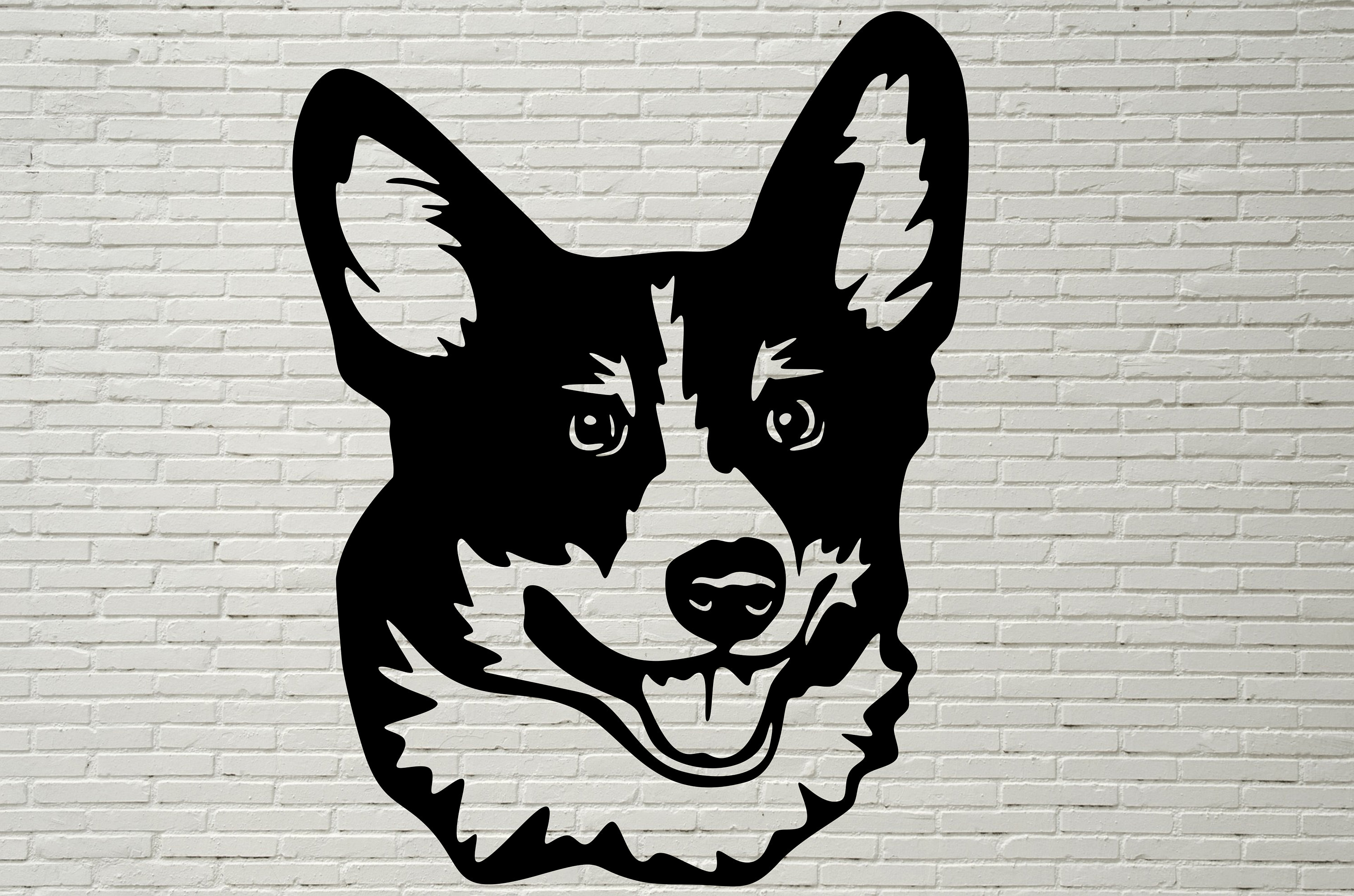 Corgi Face SVG Corgi Silhouettes Dxf Dog SVG Files for - Etsy Australia