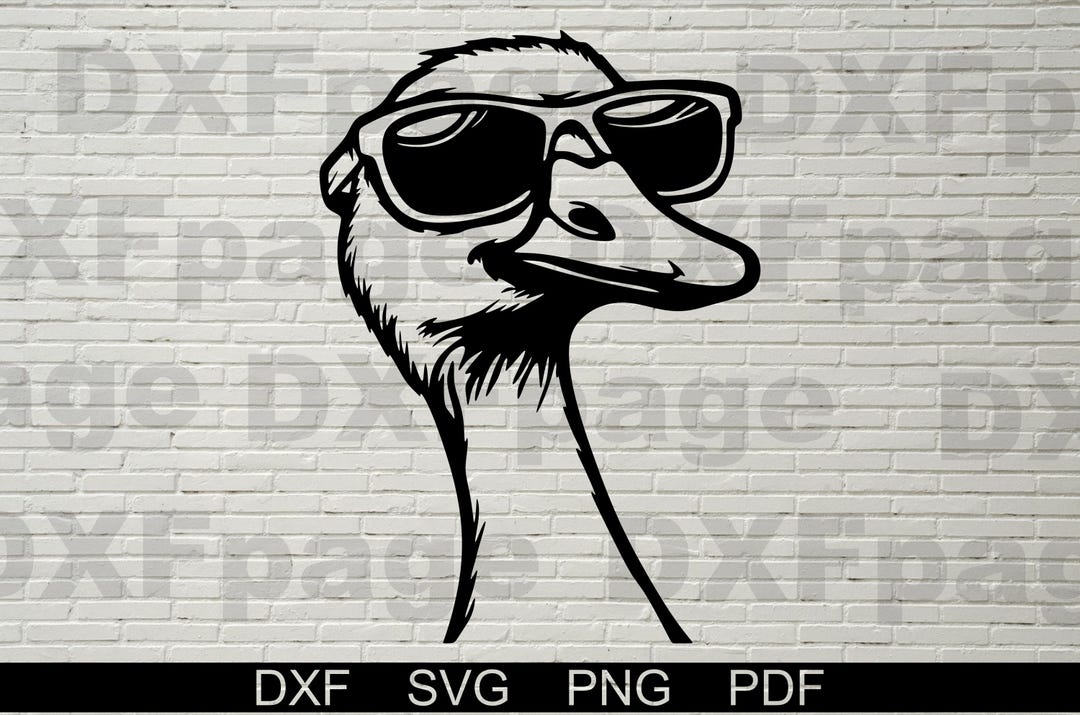 Goose With Glasses SVG, Goose Dxf, Peeking SVG for Cricut, Farm Life ...