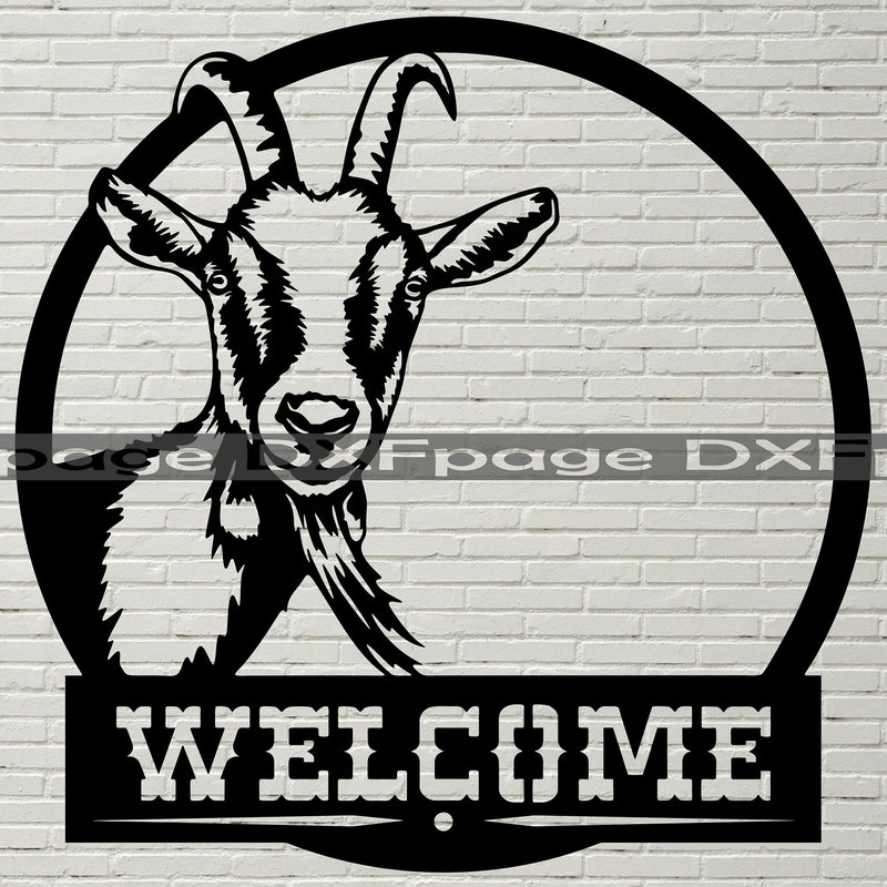 Goat Signs Laser File - Etsy