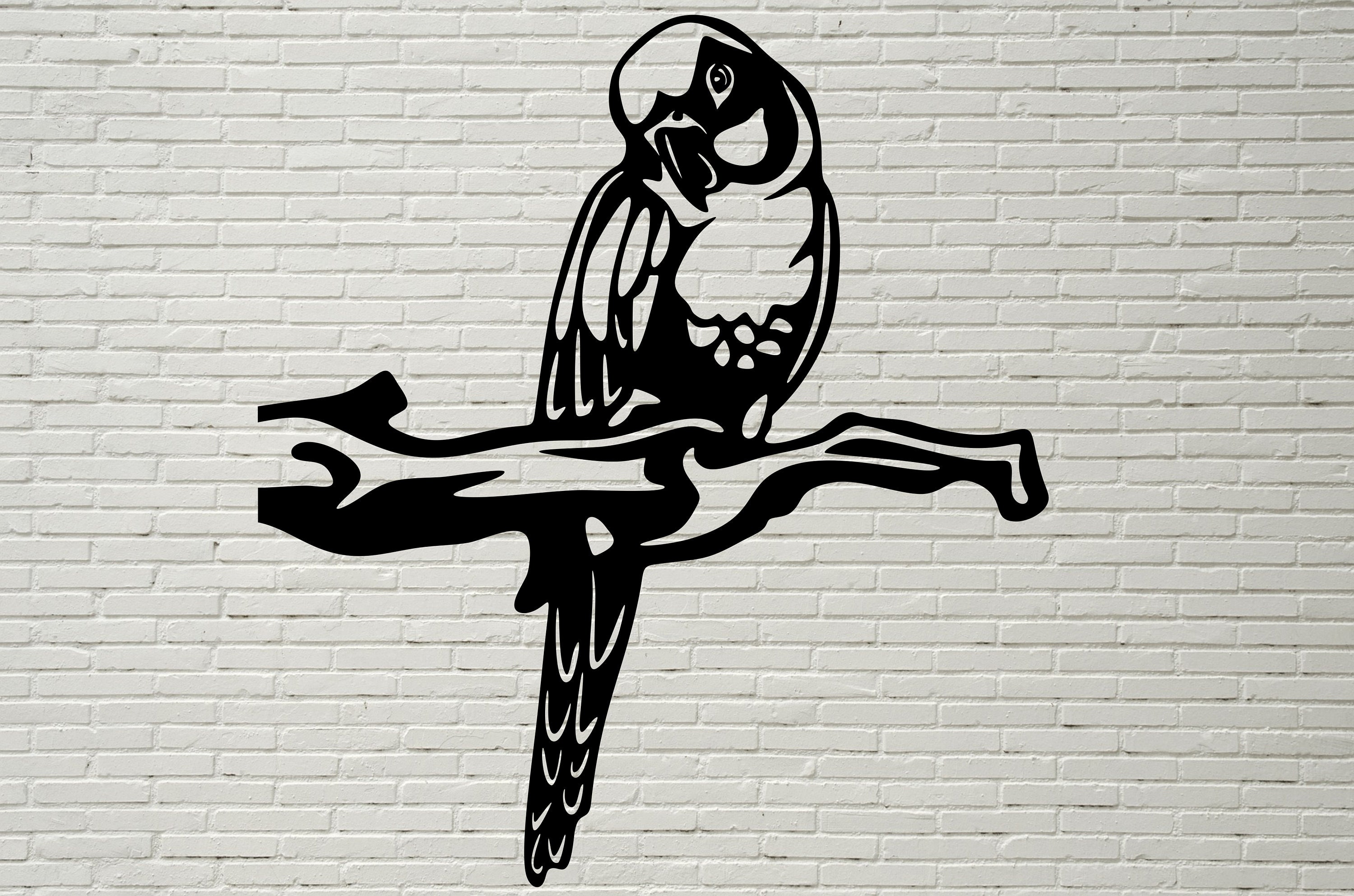 PARROT SVG, Exotic Bird Svg, Silhouettes Dxf File, Parrot Cricut File ...