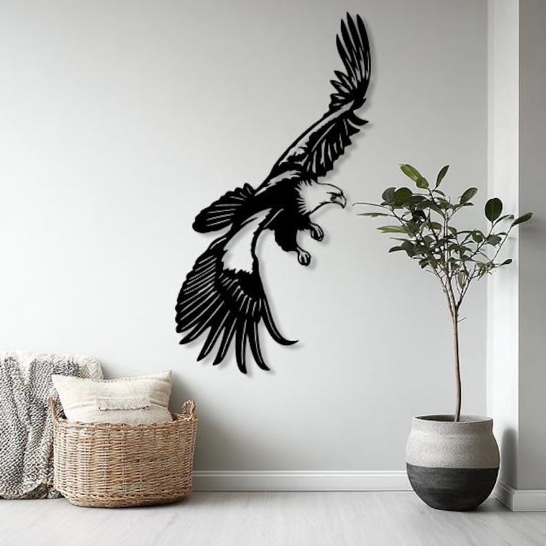 Eagle SVG Laser Cut File, DXF, Cricut, American Eagle Clipart, Vector ...