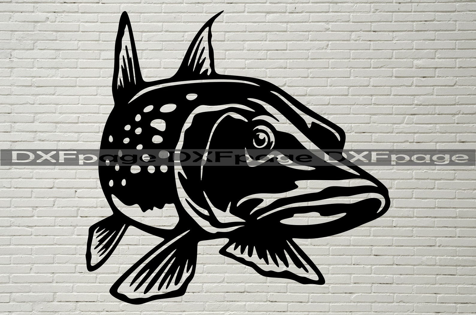 Pike Svg, Fishing DXF Files for Plasma, Laser Cutting, Cnc, Svg for ...