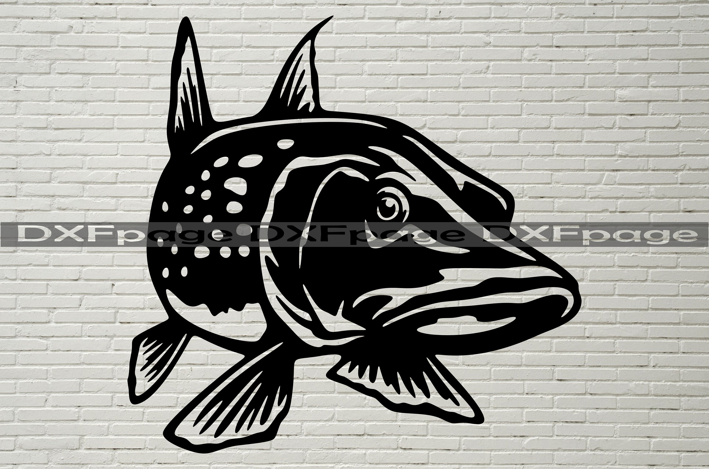 Pike Svg, Fishing DXF Files for Plasma, Laser Cutting, Cnc, Svg for ...