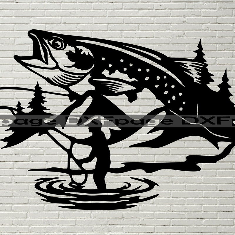 Fishing Plasma Svg - Etsy