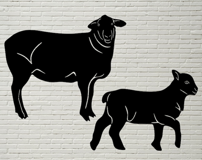 Sheep Line Drawing. Svg Png Eps Dxf Cut Files. - Etsy