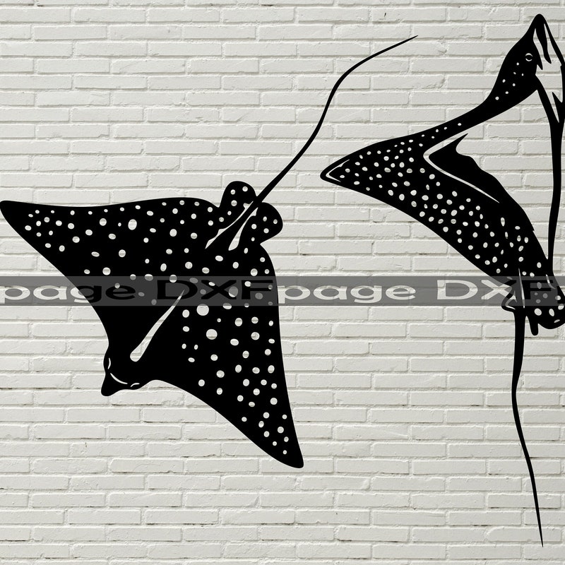 Stingray Vector Art - Etsy