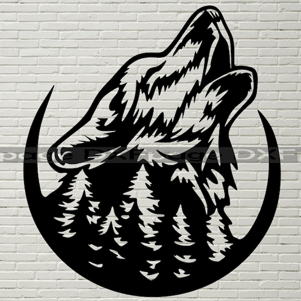 Wolf Wall Decal - Etsy
