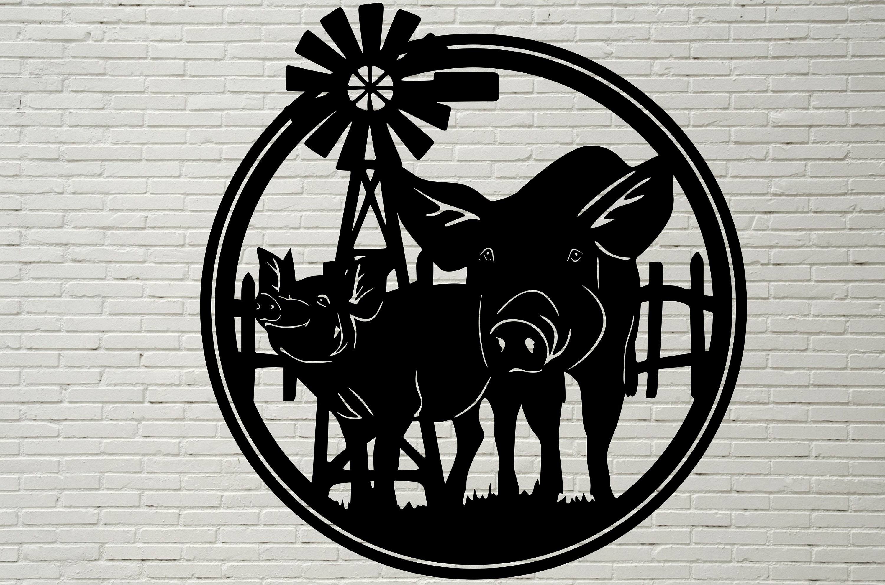 Pig SVGPigs Silhouette dxf SVG for Cricut Farm life | Etsy