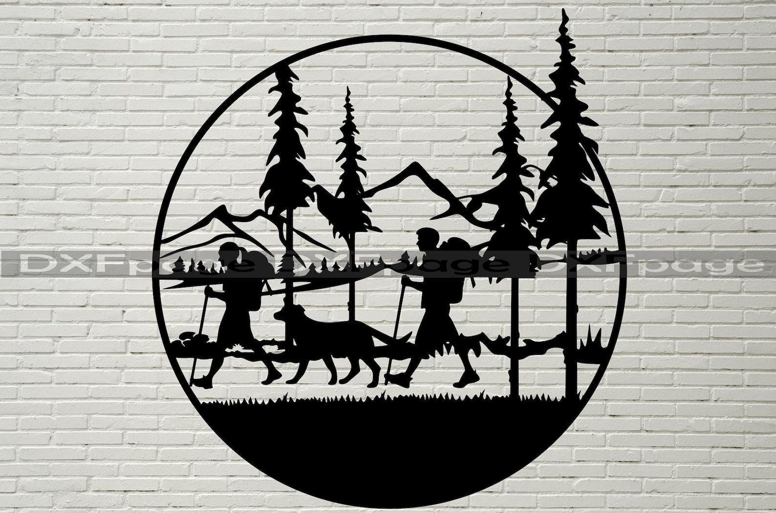 Hiking Svg DXF, Camping Cut File Laser, Dxf for Plasma, Adventure Cnc ...