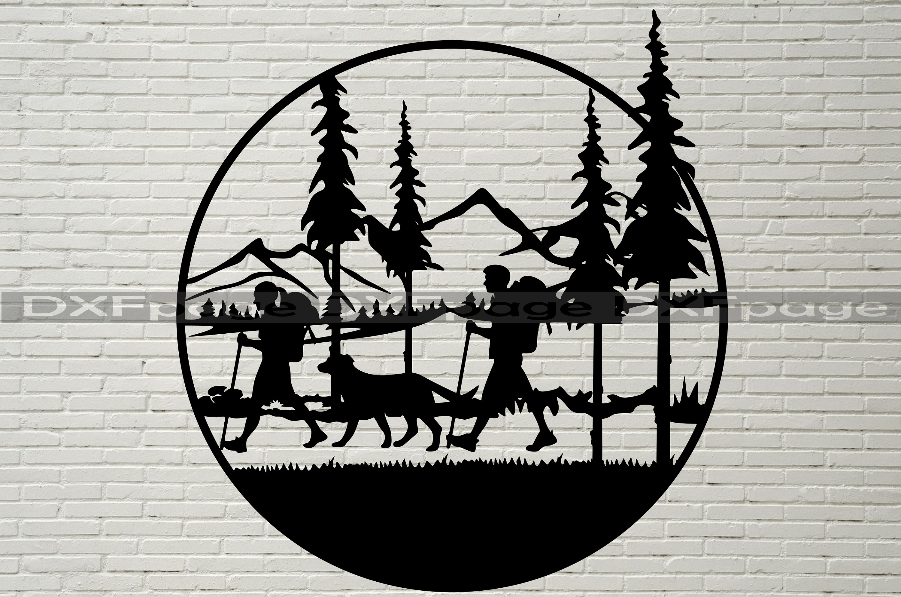 Hiking Svg DXF Camping Cut File Laser Dxf for Plasma | Etsy