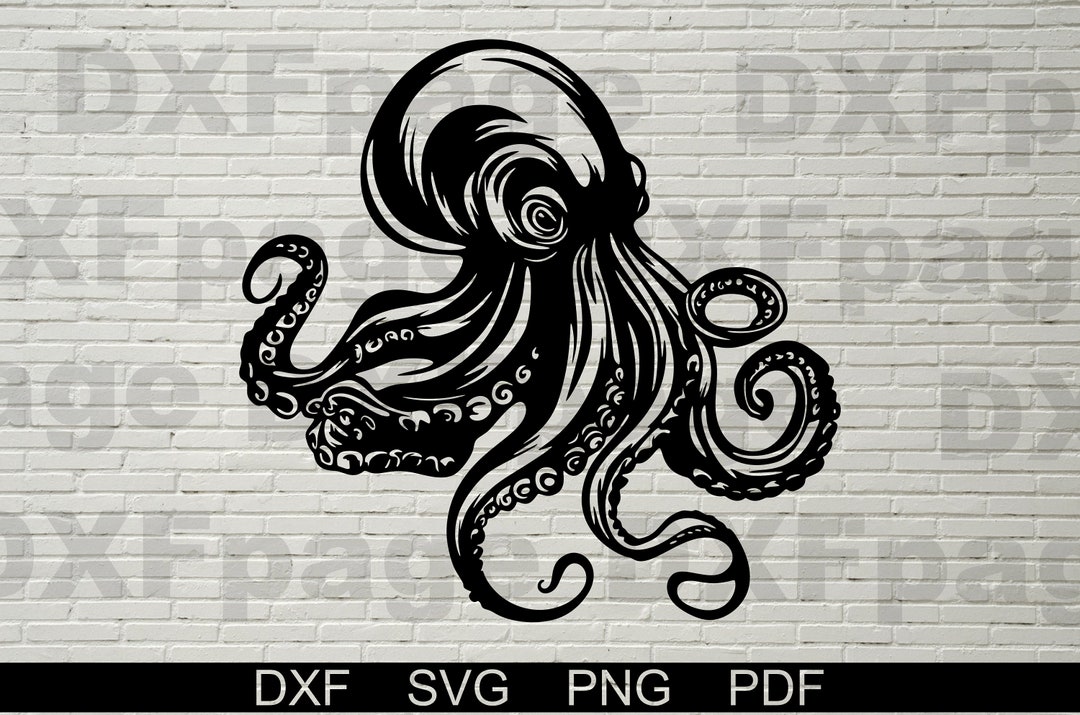 Octopus Svg, Ocean Animals Svg, Metal Wood Sign, Cricut Svg, Octopus ...