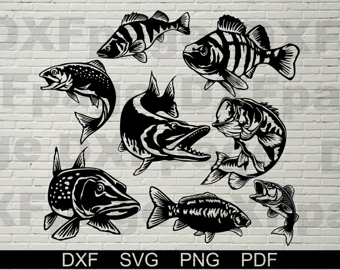Betta Fish SVG, Fish DXF Cut File, Svg for Cricut, Dxf for Laser Cnc ...
