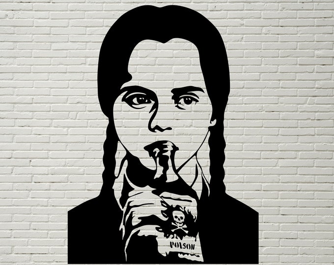 Wednesday Addams I Am Smiling Svg Dxf Png Cricut Silhouette 9411