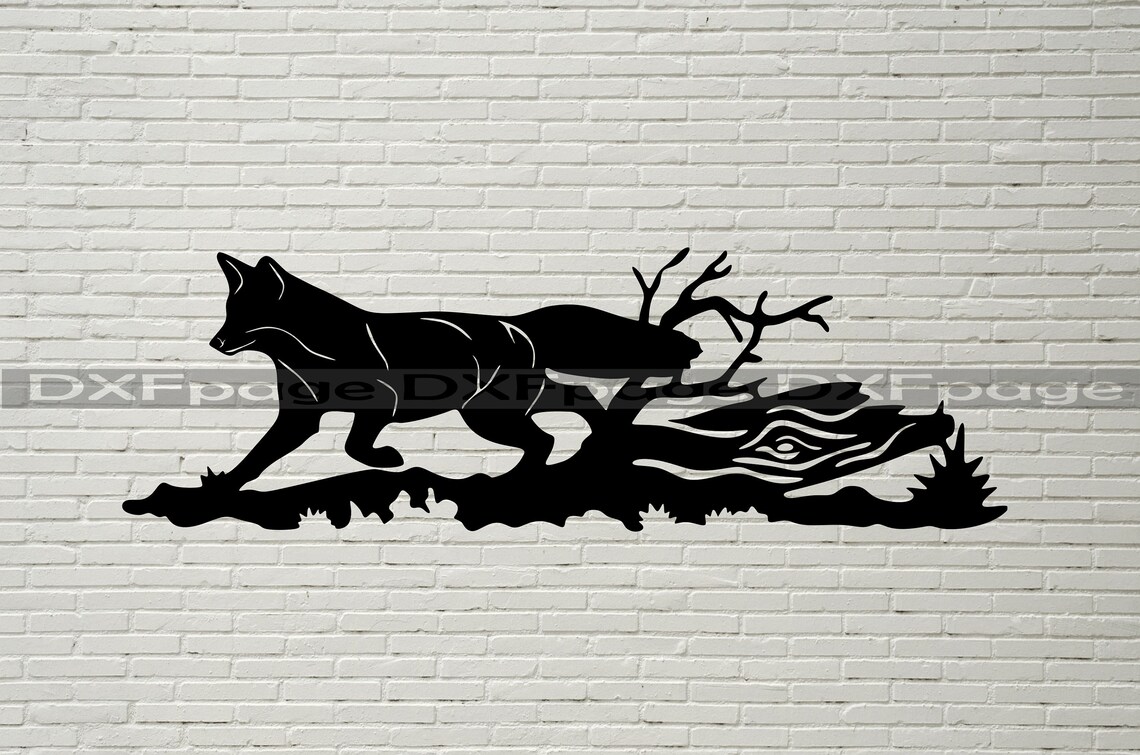 Fox SVG DXF Animals Cut File Laser Dxf for Plasma Wildlife | Etsy