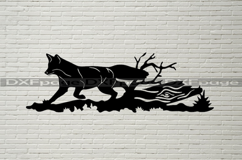 Fox SVG DXF Animals Cut File Laser Dxf for Plasma Wildlife | Etsy