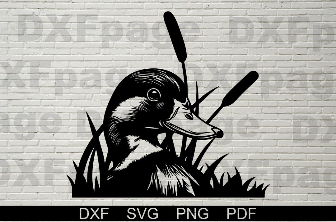 Mallard SVG DXF, Wild Duck, Duck Hunting Dxf File for Plasma, Cricut ...