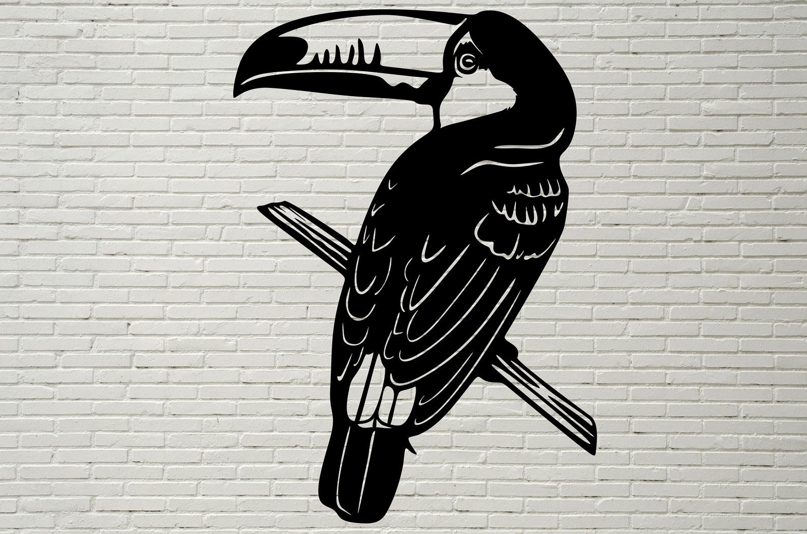 Toucan Svg, Exotic Bird Svg, Silhouettes Dxf File, Tropical Toucan ...