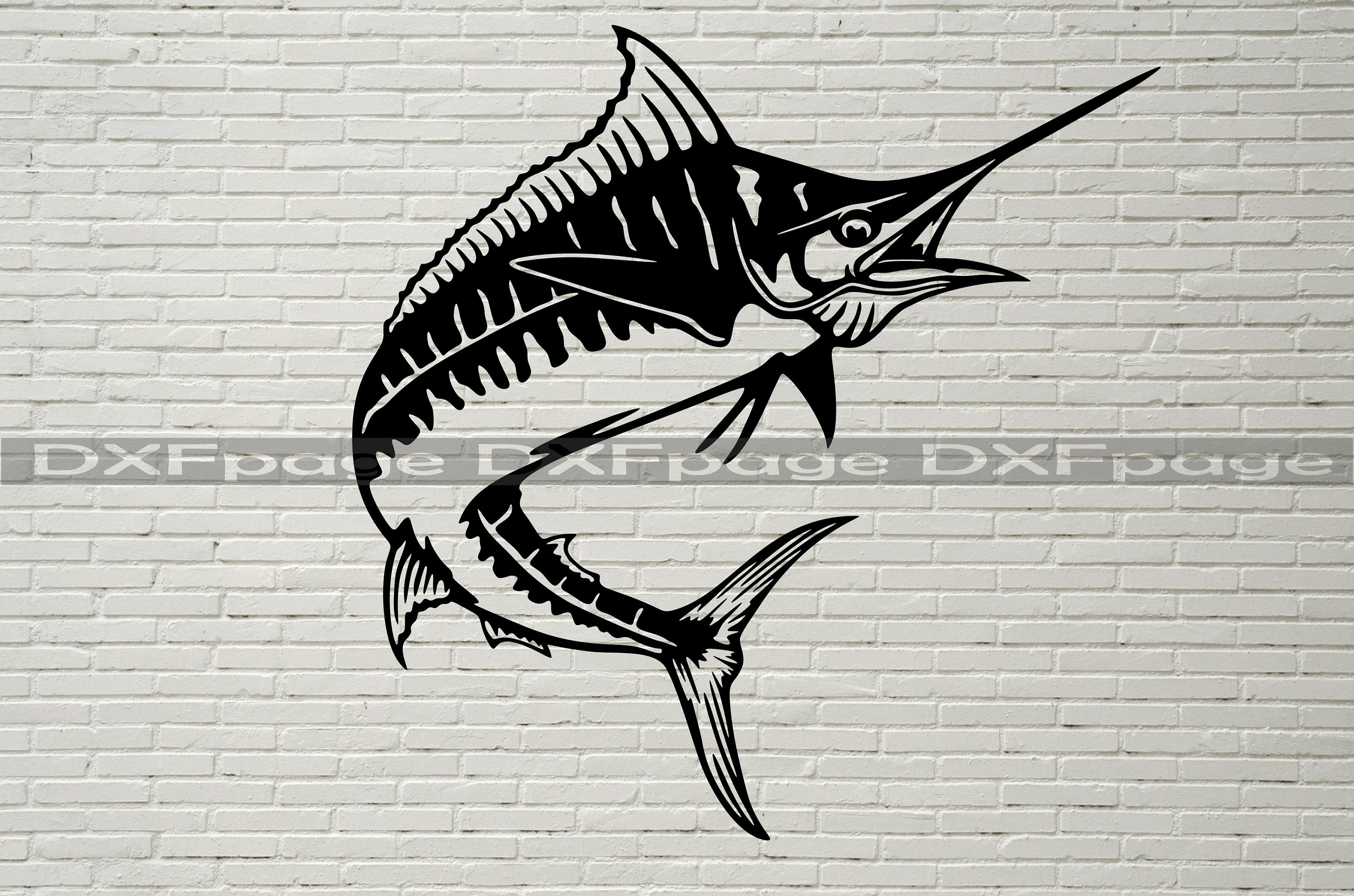 Marlin Fishing Svg Dxf Files for Plasma Laser Cut Cnc - Etsy Australia