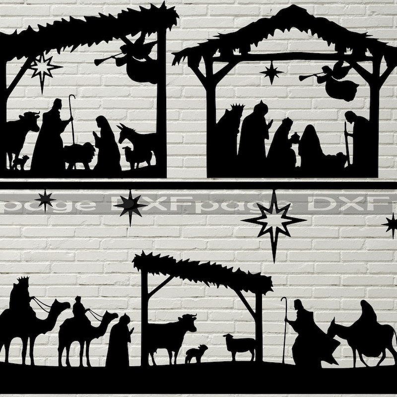 Nativity Svg - Etsy