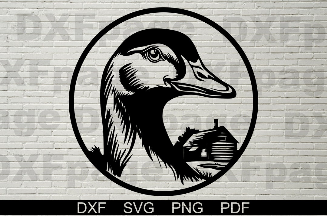 Goose SVG, Dxf File for Laser, SVG File for Cricut, Farm Animal Sign ...