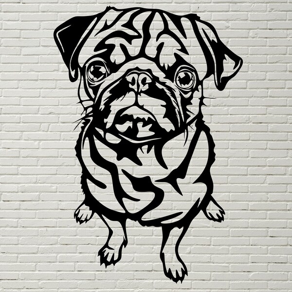 Pug Svg - Etsy