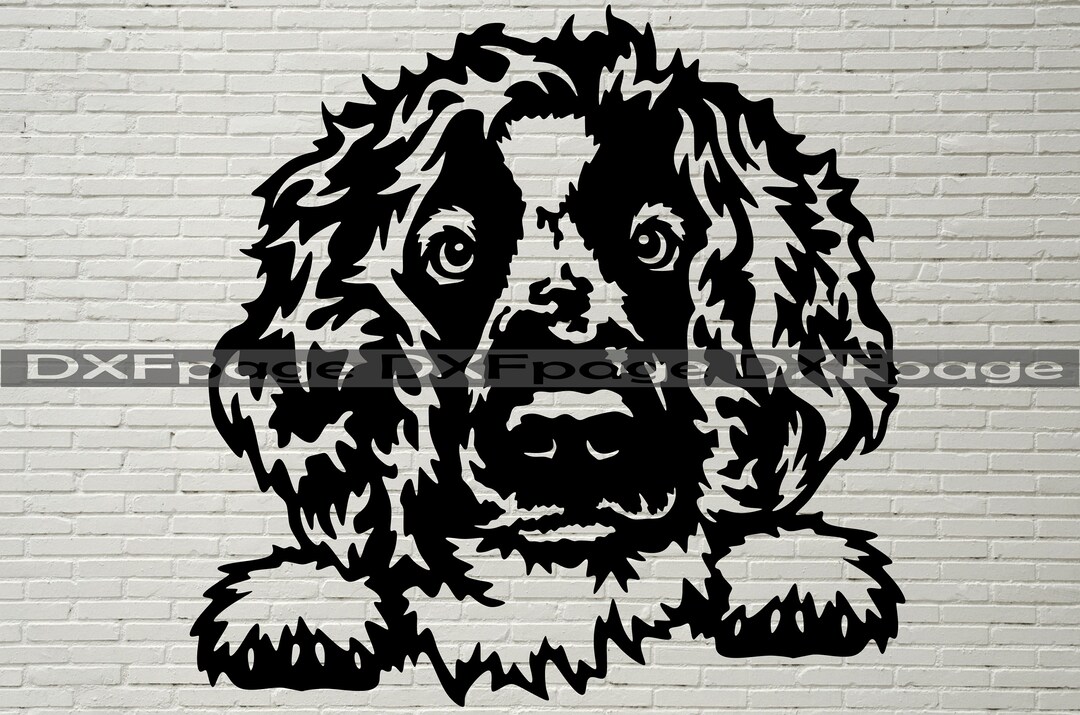 Peeking Springer Spaniel Dog SVG File for Cricut, Dog Clipart, Cut File ...