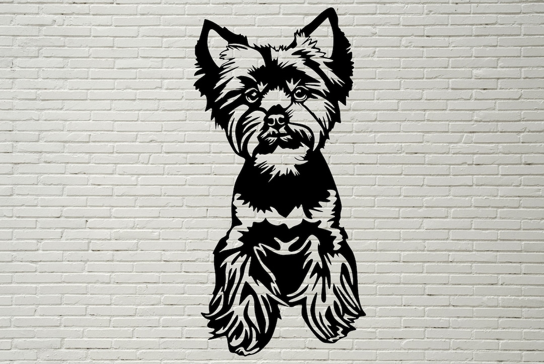 Yorkshire Terrier Svg, Yorkie Svg, Dog Svg, Yorkshire Svg, Vector Decal ...