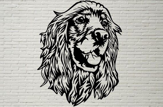 Cocker Spaniel SVG Silhouettes Dxf Dog SVG Files for Cricut - Etsy