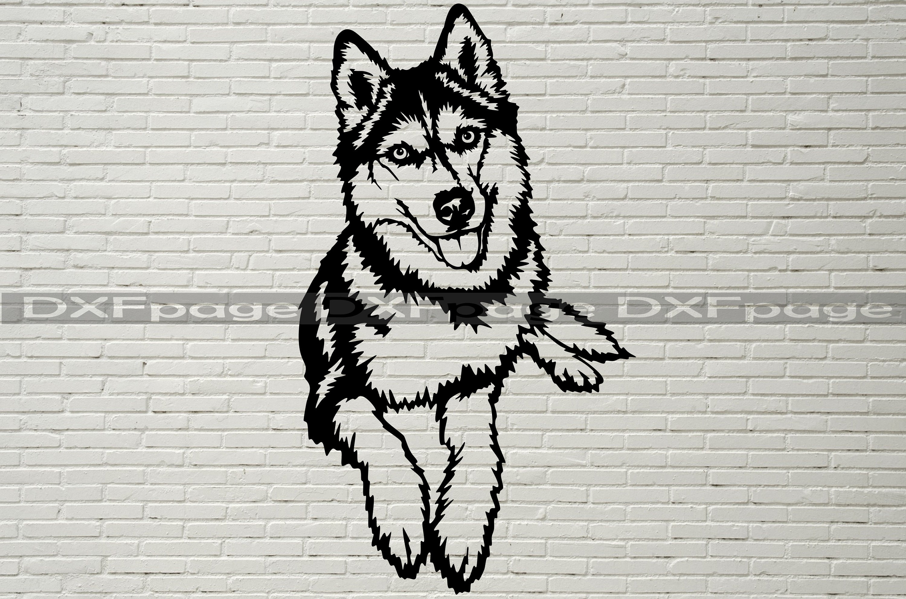 Husky SVG Silhouettes Dxf Siberian Husky SVG for Cricut Dog - Etsy