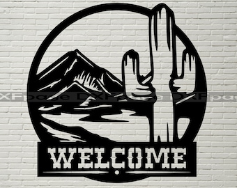 Western Welcome Sign - Etsy